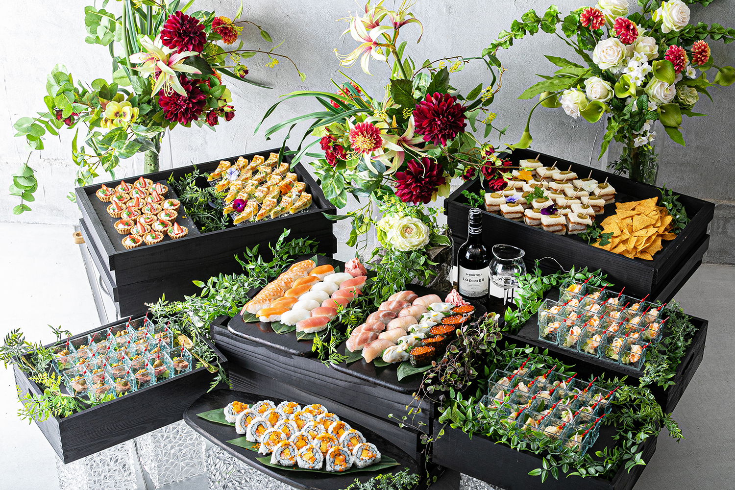 Finger Food & Sushi 楽 GAKU | 東京近辺でのケータリングならミスタービュッフェ Mr.BUFFET
